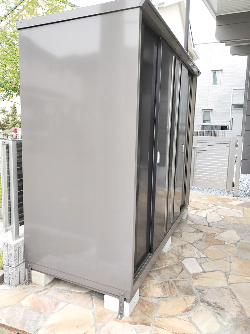 イナバ物置 ナイソーシスター KMW-219EP の施工事例 福岡県 H様 | 環境生活ブログ