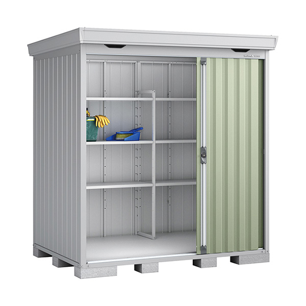 イナバ物置 フォルタ FS-2215H 多雪型 ハイルーフ ジェードグリーン[製品5年保証]の激安販売 | 中・大型物置の通販なら環境生活