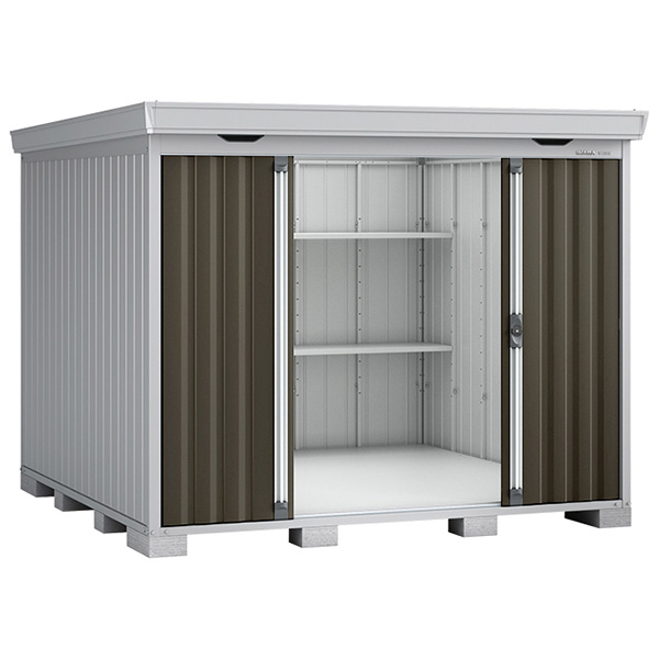 イナバ物置 フォルタ FS-2626H 一般型 ハイルーフ エボニーブラウン[製品5年保証]の激安販売 | 中・大型物置の通販なら環境生活