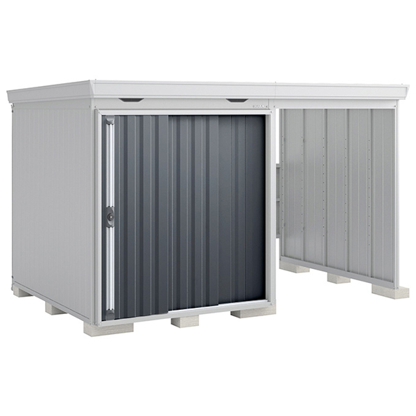 イナバ物置 フォルタウィズ FW-1822+15KS 右側開放スペース スタンダード 一般型 チャコールグレー[製品5年保証]の激安販売 | 中・大型物置の通販なら環境生活