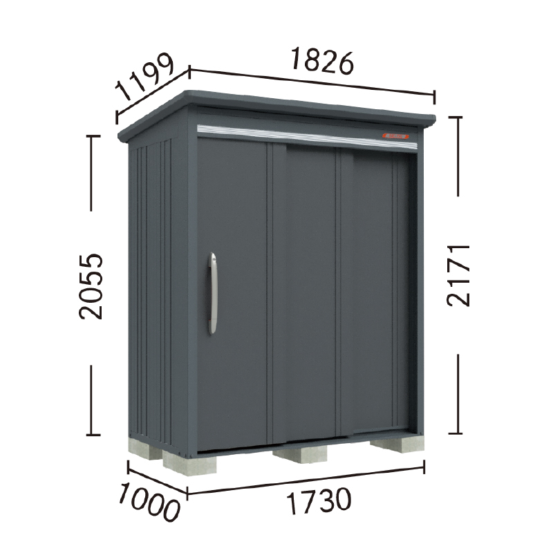 【転倒防止工事無料キャンペーン中！※組立注文対象】【オプションプレゼント中！】 タクボ物置 物置 屋外 ベロス BELOS B-1710 一般型 標準屋根 背面棚タイプ 大型 収納 おしゃれ ...